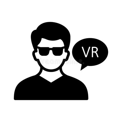 Augmented Reality Glyph Vector Icon Which Can Easily Modify Or Edit