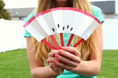 веер из бумаги для детей Поделки своими руками подарки handmade DIY мастер классы