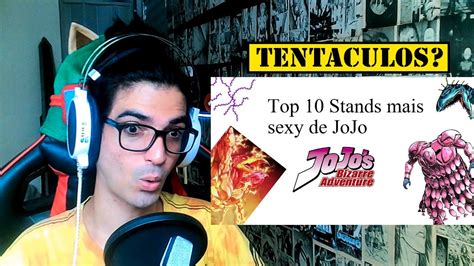 React Top Stands Mais Sexy De Jojo S Bizarre Adventure Youtube