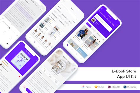e book store app ui kit graphic by betush · creative fabrica
