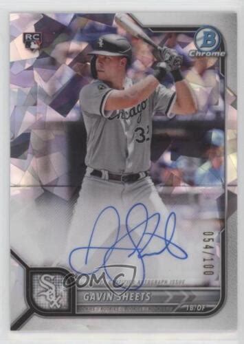 2022 Bowman Chrome Atomic Refractor 100 Gavin Sheets CRA GS Rookie