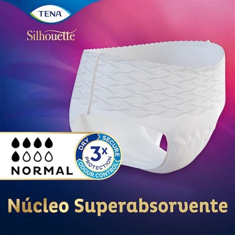 Tena Silhouette Roupa Interior Para Incontinência Elegante Em Branco