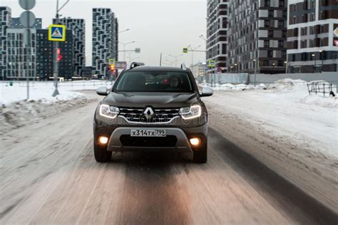 Moscow Russia January 09 2022 Renault Duster Second Generation