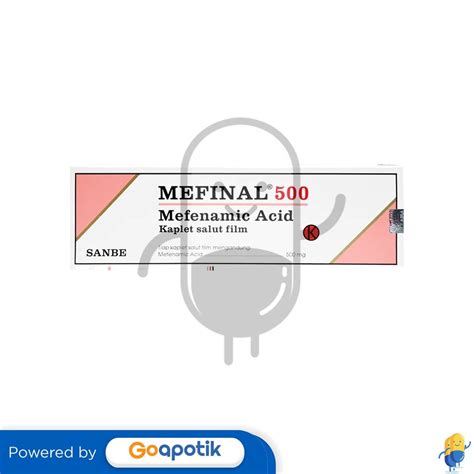 Jual Mefinal 500 Mg Box 100 Kaplet Shopee Indonesia