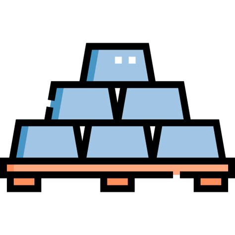 Silver Detailed Straight Lineal Color Icon