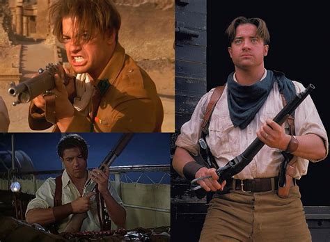 Brendan Fraser In The Mummy 1999 As A Legendary He Already Uses A