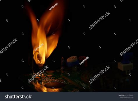 Electronic Circuit Shorted On Resistor On Stock Photo 1741135016 Shutterstock