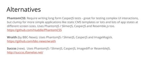 Css Regression Tests Ppt