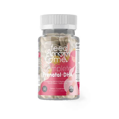 Prenatal Multivitamin Complete With Dha And Methylfolate Feedmomandme