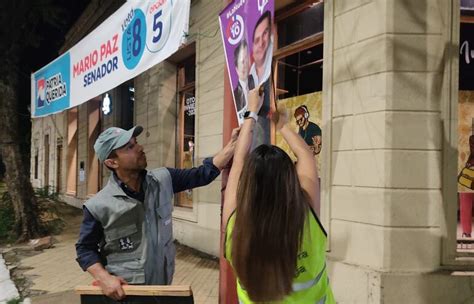 Elecciones Paraguay 2023 Asunción inició limpieza de propaganda