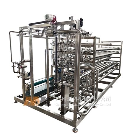 High Temperature Tubular Type Uht Sterilizing Machine Jam Uht