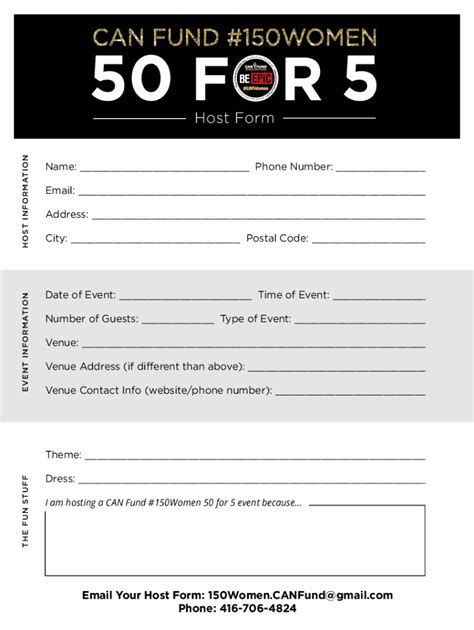 Fillable Online Host Form Fax Email Print Pdffiller