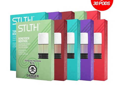 Stlth Pods 30 Pods Bundle 5 Stlth Packs Vapeloft