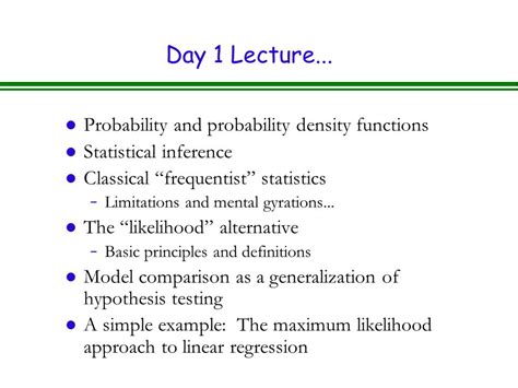 Likelihood Methods In Ecology June 2 Nd 13 Th 2008 New York Ny