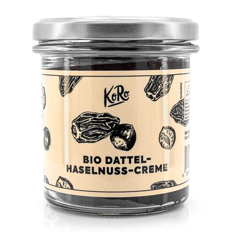 KoRo Handels GmbH Bio Dattel Haselnuss Creme 6 X 330g Online Kaufen