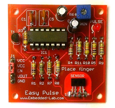 New Easy Pulse Boards With Red Solder Mask Embedded Lab