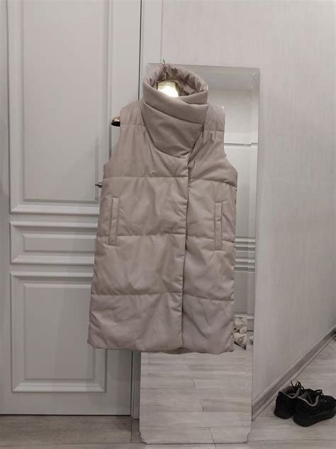 Шкіряний жилет — ціна 1300 грн у каталозі Жилетки Купити жіночі речі за доступною ціною на Шафі