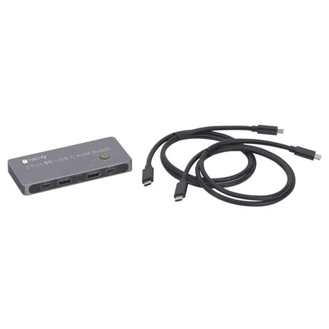 Kvm Usb C™ Switch 8k Displayport 14 2xusb C™ 3xusb 20 Master Switch