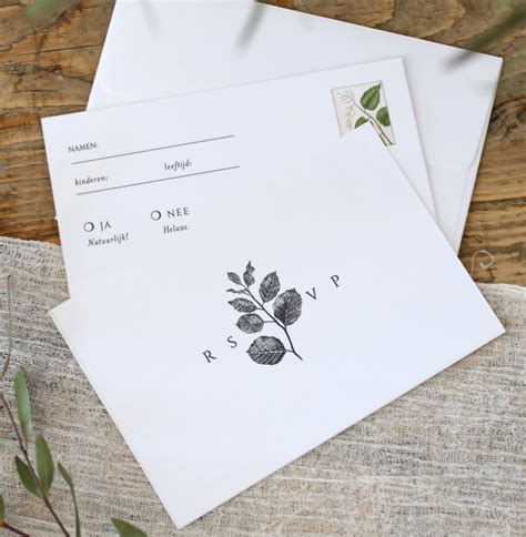 Rsvp Op Je Trouwkaart Theperfectwedding Nl