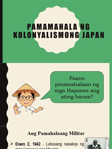 Pamamahala Ng Mga Hapon Sa Pilipinas Pdf