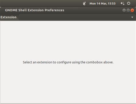 Gnome Prefs Button GNOME Shell Extensions