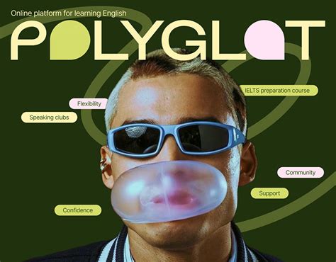 Polyglot Branding Uxui Design 8 Images Behance