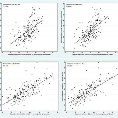 Correlation Between Ct Volumetry And Nuclear Renography For The Download Scientific Diagram