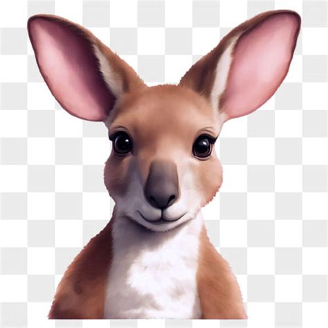 Download Friendly Kangaroo Smiling Cartoons Online Creative Fabrica