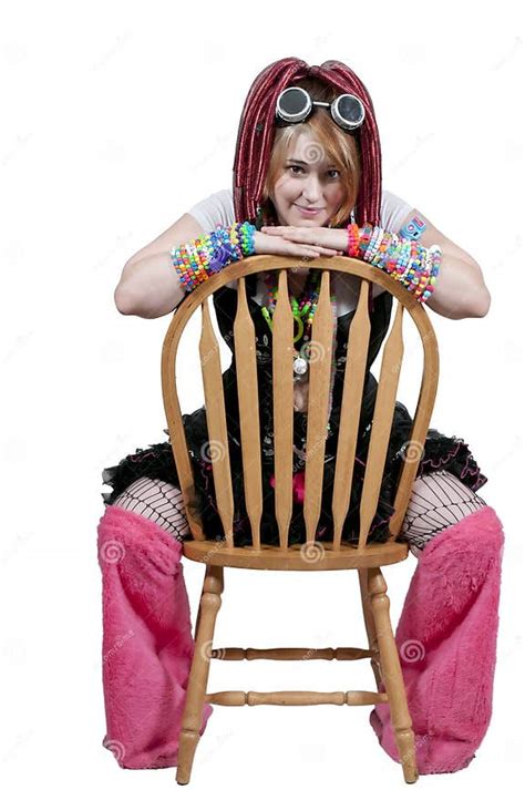 Rave Girl Stock Image Image Of Beautiful Color Expression 25068721