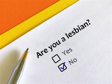 Questionnaire About Sexual Orientation Stock Photo Image Of Answer Care 209731218