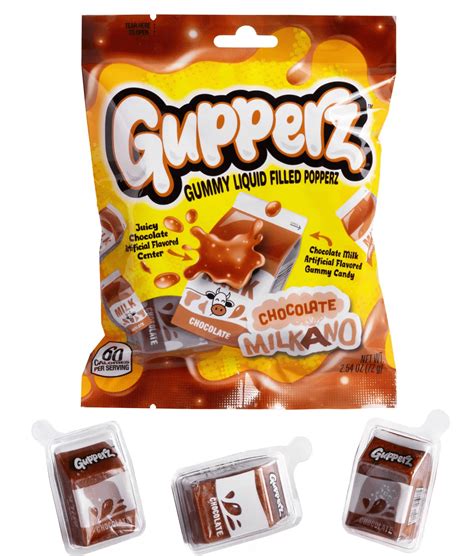 Gupperz Gummy Liquid Filled Poppers Sweet And Juicy Candy With A Burst