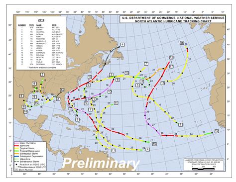 Florida Hurricane Track History Map Subery