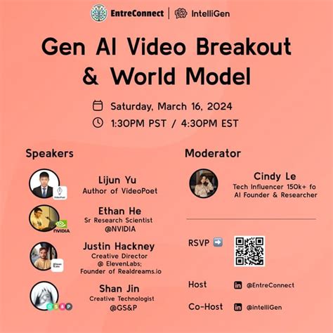 Keyi Sophie Wang On Linkedin Genai Ai Nvidia Elevenlabs Cmu Sora Genie Worldmodel