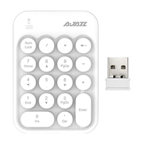 Promo Mini Wireless Number Pad Numeric Keypad Keys Keyboard For Laptop Tablets Diskon Di