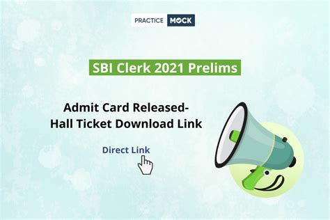 Sbi Clerk 2021 Prelims Admit Card Released Hall Ticket Download Link