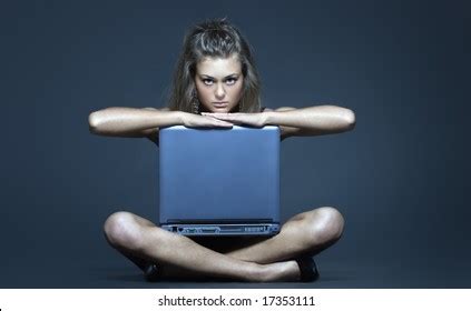 Female Laptop Computer Nude Photos Images Pictures Shutterstock