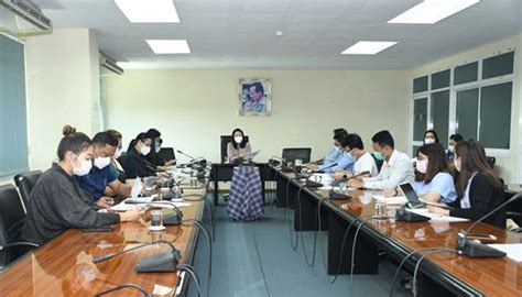 ประชุมหารือกับศูนย์สุขภาพจิตชลบุรี เพื่อให้นักศึกษาและบุคลากรใน