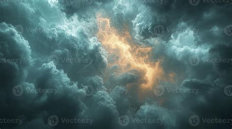 Ai Generated The Sky After Rain With The Appearance Of Kelvin Helmholtz