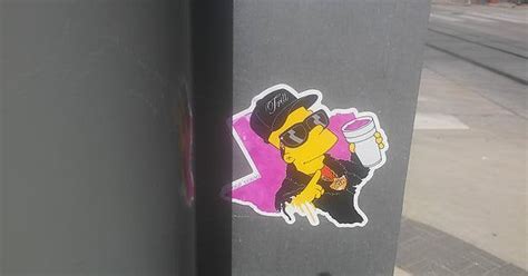 Bart Simpson Keeping It Trill On Capitol And Austin Rhouston