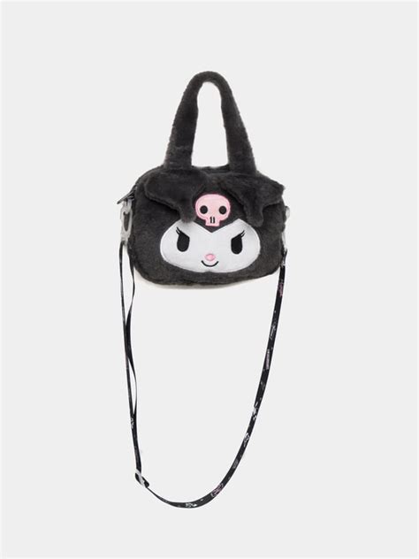 Плюшева сумка Куроми Kuromi Аниме Детская Мягкая Для девочек Для