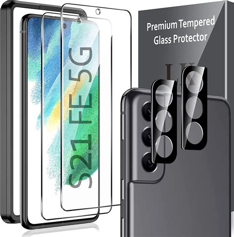 LK Stücke Schutzfolie Kompatibel mit Samsung Galaxy S FE G Panzerfolie Glas Stücke