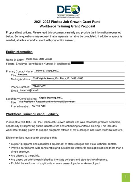 Fillable Online 21 22 Workforce Training Grant Proposal Form Kahpdf