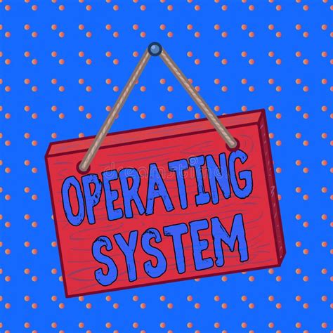 Conceptual Hand Writing Showing Operating System Business Photo