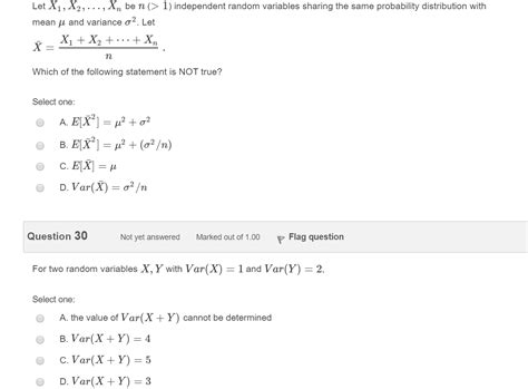 Solved Let X1 X2 Xn Be N 1 Independent Random
