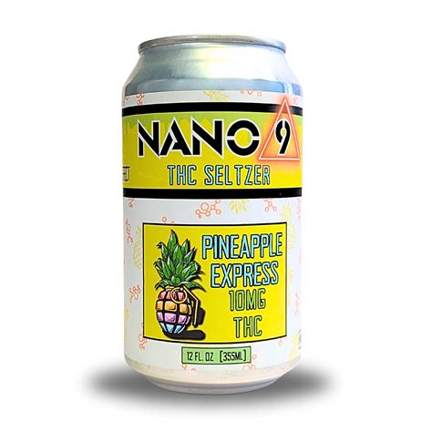 10mg Pineapple Express Thc Seltzer Nano 9 Pack Butler Hemp Co