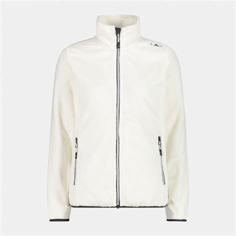 CMP Γυναικεία Fleece Ζακέτα Άσπρο 38P1536-03XH