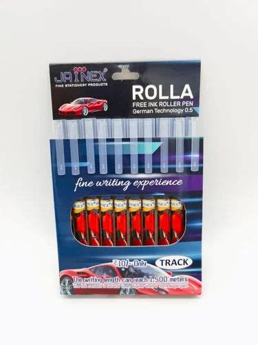 Blue Jainex Roller Pen Model Namenumber Rolla Plastic At Rs 70pack