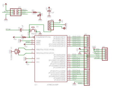 making your own arduino using the atmega328pu circuitrocks