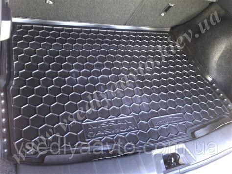 Коврик в багажник NISSAN Qashqai с 2014 г. (AVTO-GUMM) пластик+резина ...