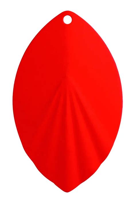Pro Willowleaf Fluted Blade Red Size 4